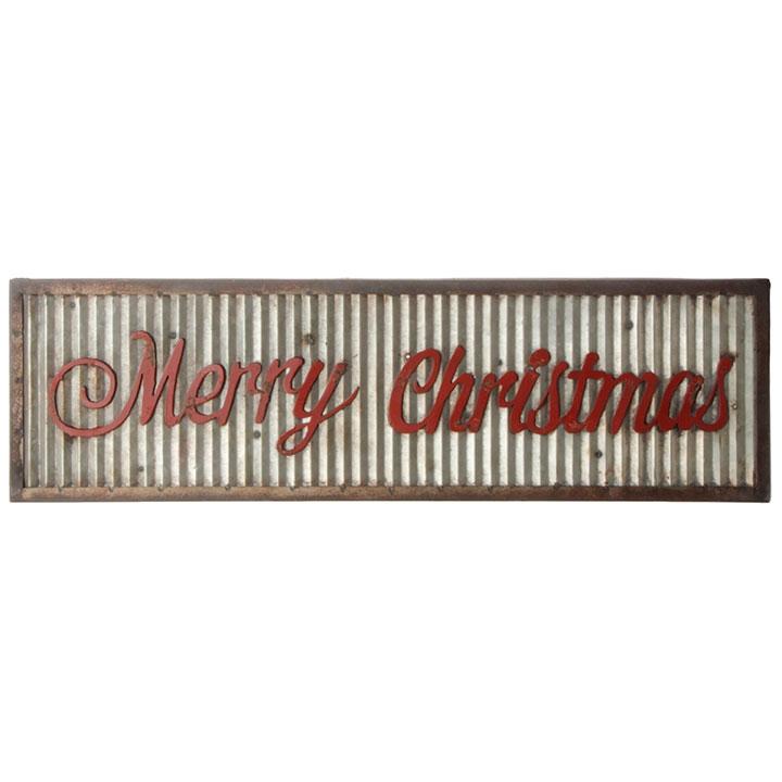 Metal Merry Christmas Wall Sign – E.T. Tobey Company
