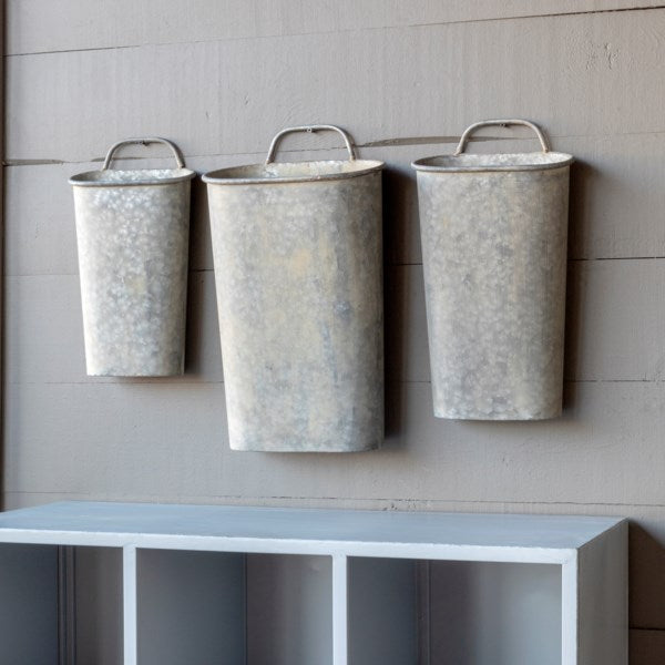 Aged Metal Wall Pockets – E.T. Tobey Company