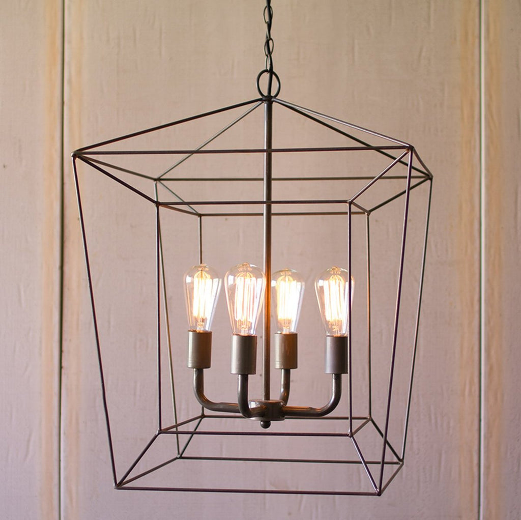 Square Iron Bar Pendant Light – E.T. Tobey Company