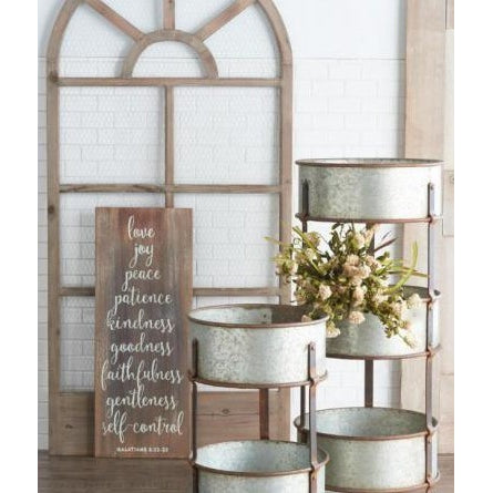 antique white window frame