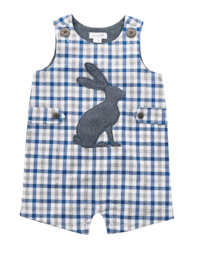 Bunny Gingham Shortalls – E.T. Tobey Company