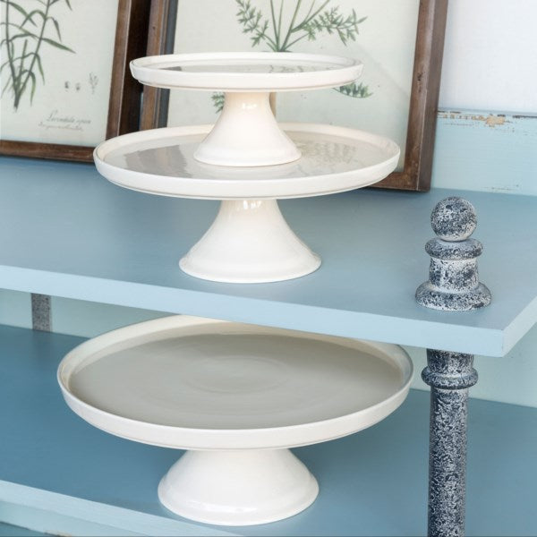 Cafe Style Ceramic Cake Plates – E.T. Tobey Company