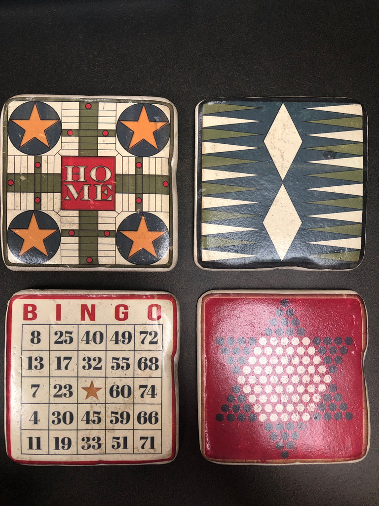Game Board Coasters – E.T. Tobey Company