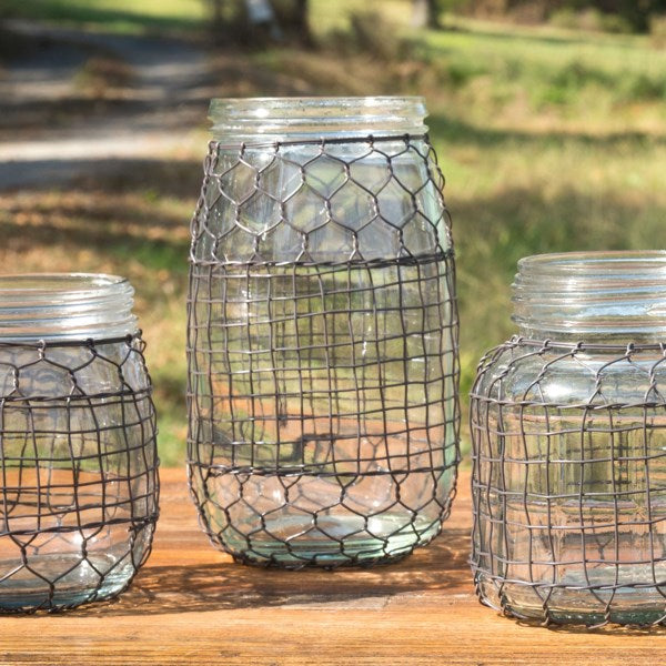 Primitive Wire-Covered Jars – E.T. Tobey Company