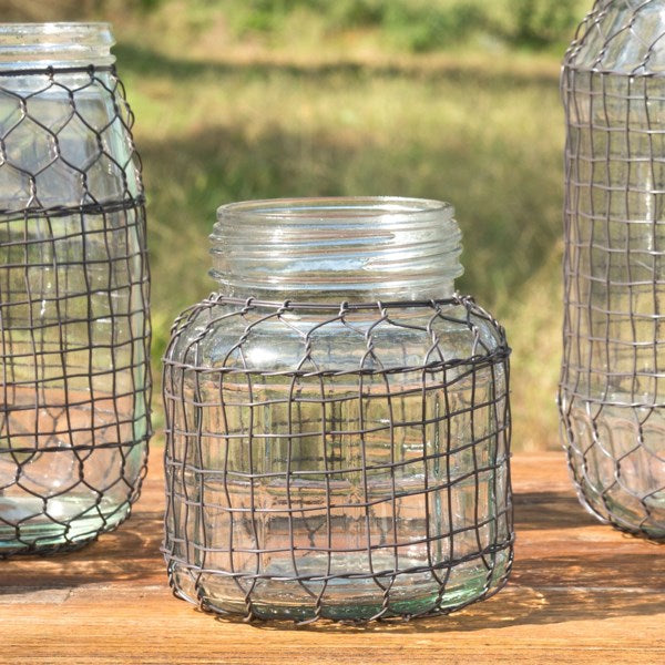 Primitive Wire-Covered Jars – E.T. Tobey Company